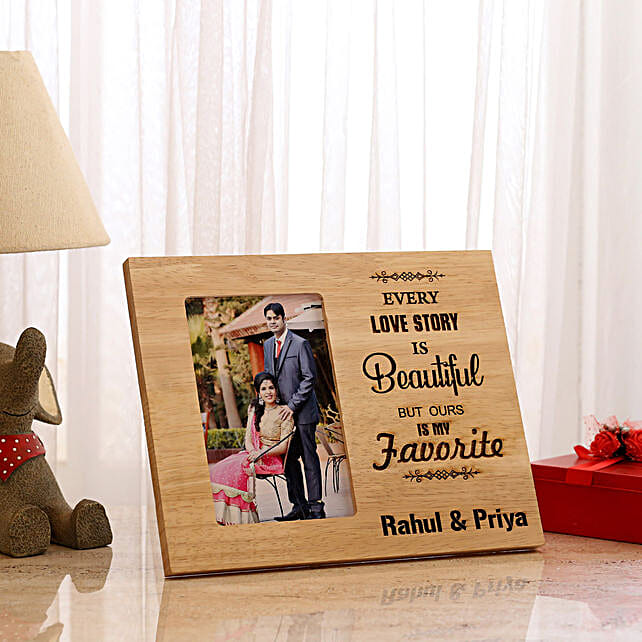 Buy/Send Personalised Beautiful Love Story Photo Frame Online- FNP