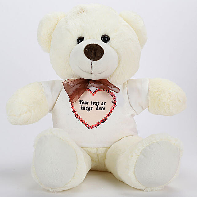Buy/Send Cute Personalized Teddy Online- FNP