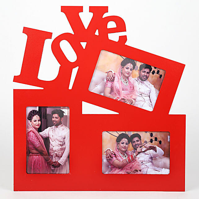 Buy/Send Red Love Photo Frame Online- FNP