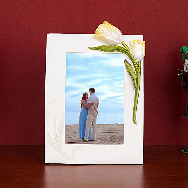 Buy/Send Classic White Resin Photo Frame Online- FNP