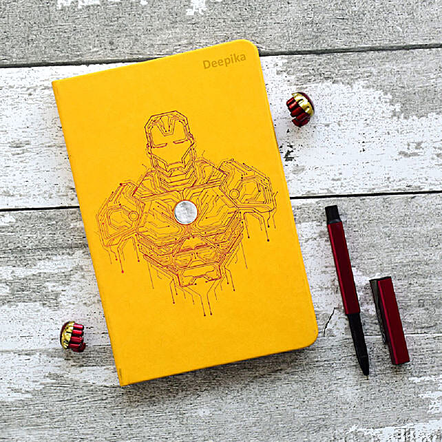 Buy/Send Personalised Iron Man Notebook Online- FNP
