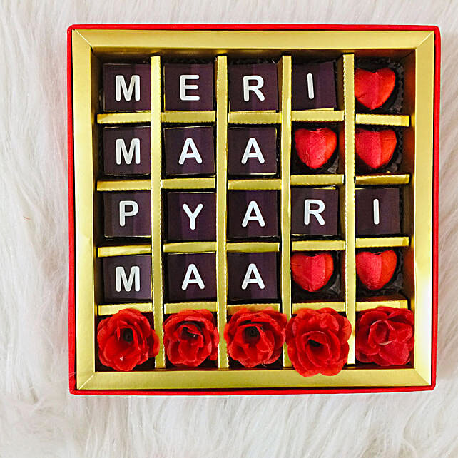 Buy/Send Meri Maa Pyari Maa Chocolate Box Online- Ferns N Petals