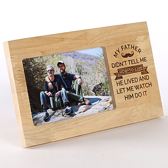Buy/Send Personalised Dad Photo Frame Online- FNP