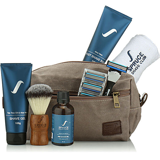 Buy/Send Spruce Shave Club German Blade Imperial Shaving Kit Online- FNP
