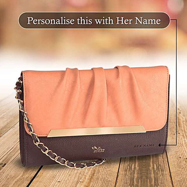 Buy/Send Timeless Orange Sling Bag Online- FNP