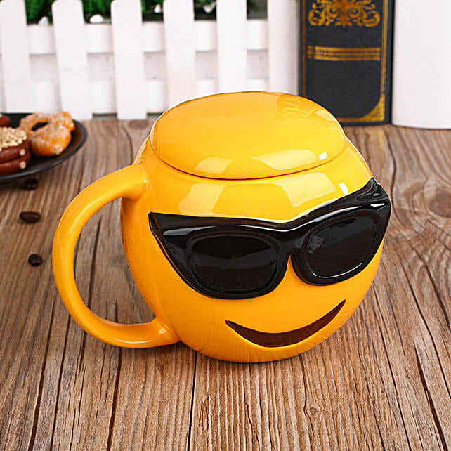 Buy/Send Eye Glass Emoji Mug Online- FNP