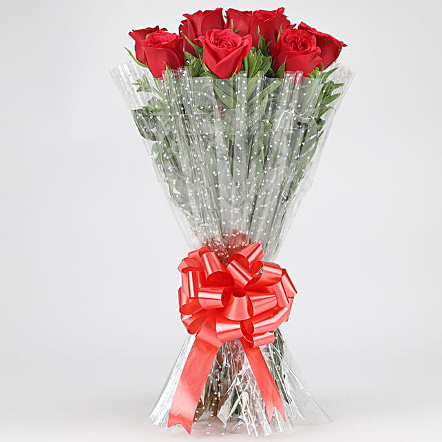 Buy/Send Classy Red Roses Bouquet Online- FNP