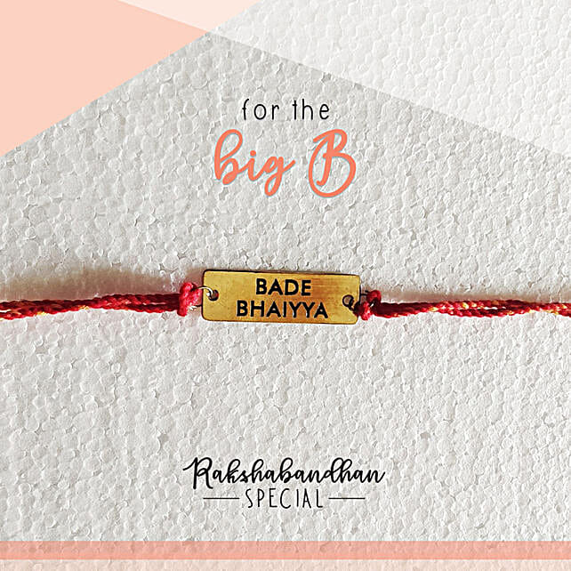 Buy/Send For Your Bade Bhaiya Quirky Rakhi & Card Online- FNP