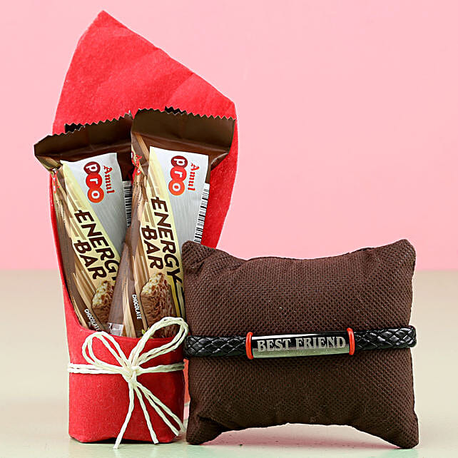 Buy/Send Friendship Band & Amul Pro Energy Bars Online- FNP