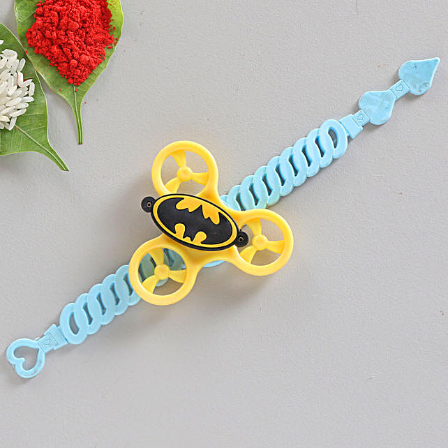 Buy/Send Batman Logo Spinner Rakhi Online- FNP