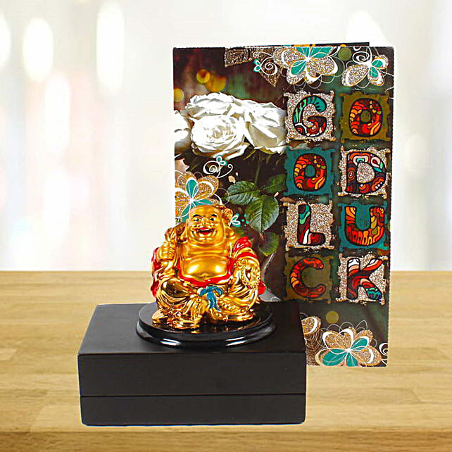 Buy/Send Good Luck Greeting & Laughing Buddha Online- FNP