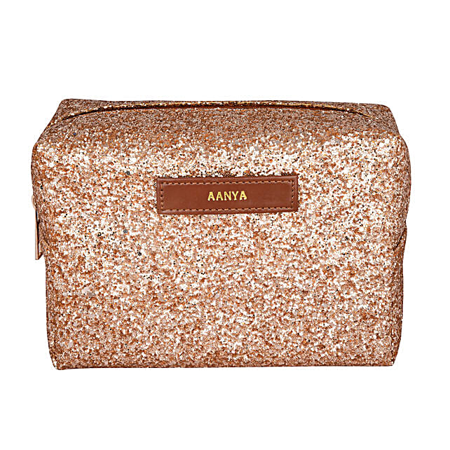 Buy/Send Personalised Glitter Gold Travel Kit Online- FNP