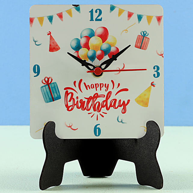 Buy/Send Birthday Wishes Table Clock Online- Ferns N Petals