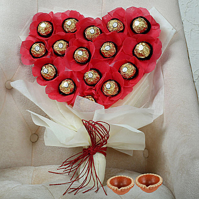 Buy/Send Hearty Ferrero Rocher Diwali Combo Online- FNP