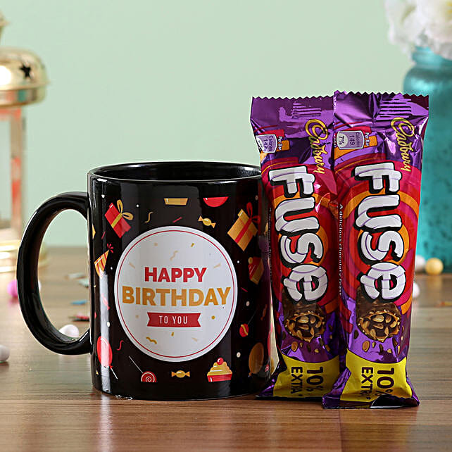 Buy/Send Birthday Wishes Mug & Fuse Chocolates Online- FNP