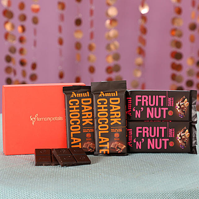 Buy/Send Flavourful Amul Chocolates Box Online- FNP