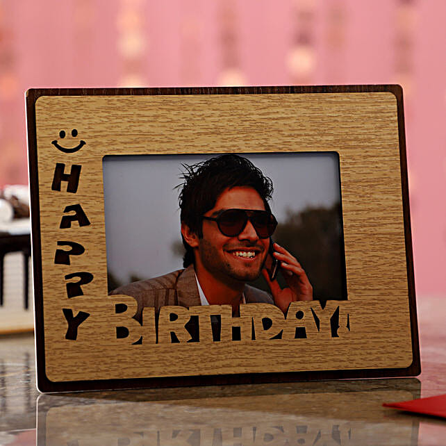 Buy/Send Personalised Birthday Wishes For Him Photo Frame Online- FNP