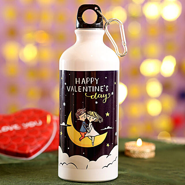 Buy/Send Valentine's Wishes Water Bottle Online- FNP