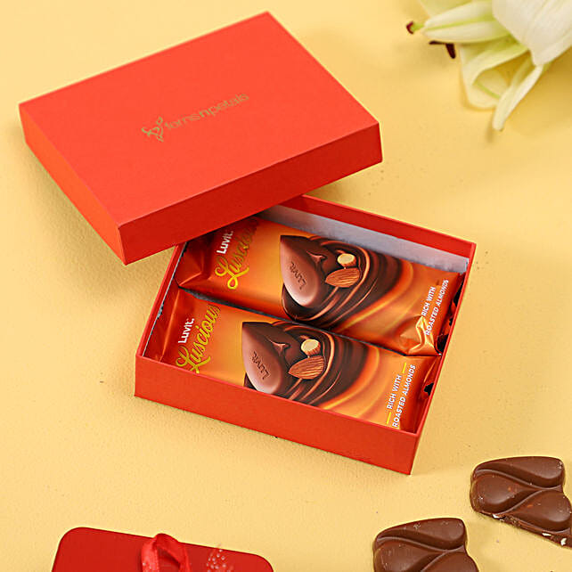 Buy/Send Yummy LuvIt Luscious Chocolates In Red Box Online- FNP