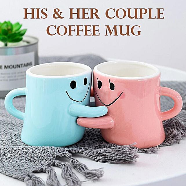 Buy/Send Pair of Hug Me Coffee Mugs Online- FNP