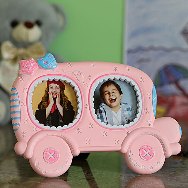 Buy/Send Pink Car Photo Frame Online- FNP