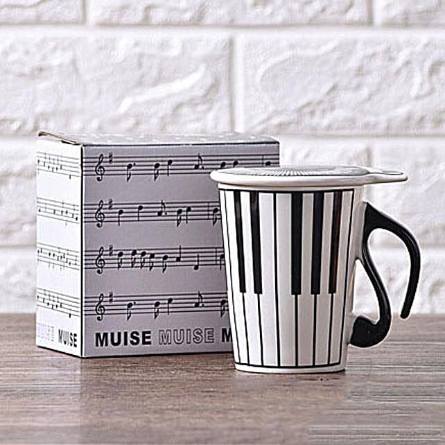 Buy/Send Piano Keyboard Themed Mug Online- FNP