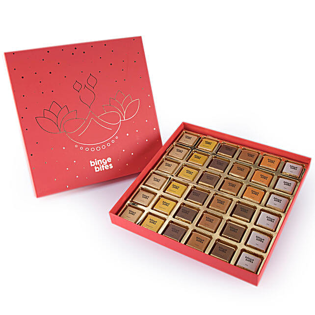Buy/Send 36 Signature Chocolate Gift Box- Red Online- FNP
