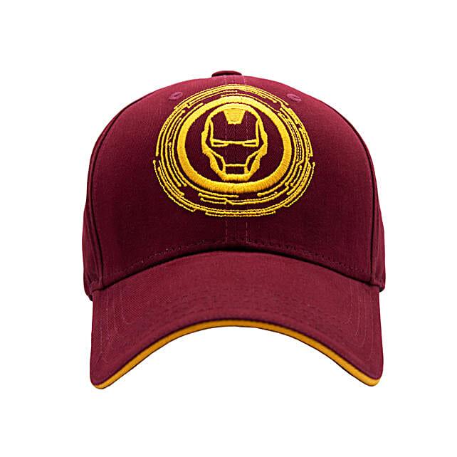 Buy/Send Red Iron Man Cap Online- FNP