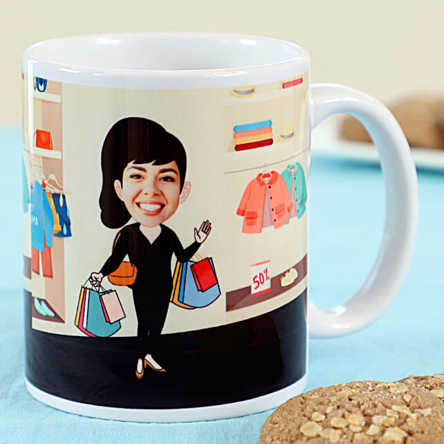 Buy/Send Personalised Office Caricature Mug Online- FNP