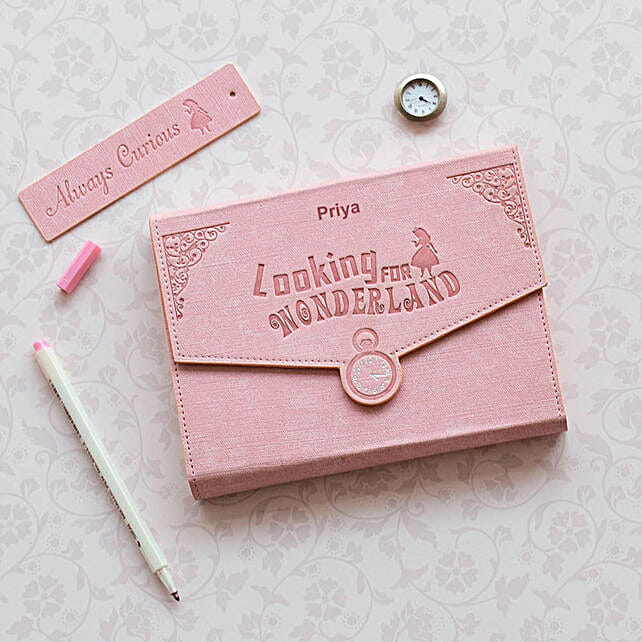 Buy/Send Alice Clock Journal Notebook Online- FNP