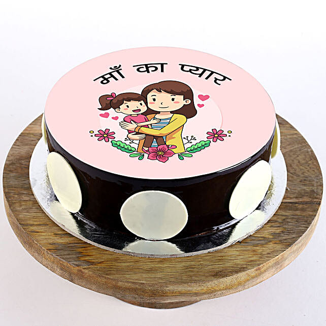 Buy/Send Maa Ka Pyar Chocolate Photo Cake Online- FNP