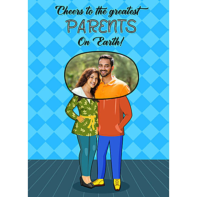 Buy/Send Personalised Cartoon E-Poster For Parents Online- FNP