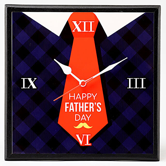 Buy/Send Father's Day Printed Wall Clock Online- FNP