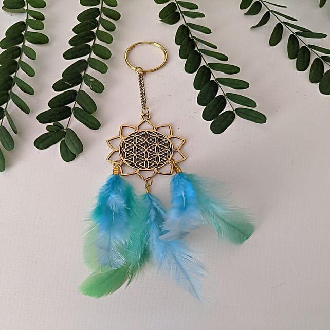 Buy/Send Bohemian dreamcatcher keychain Mandala Online- FNP