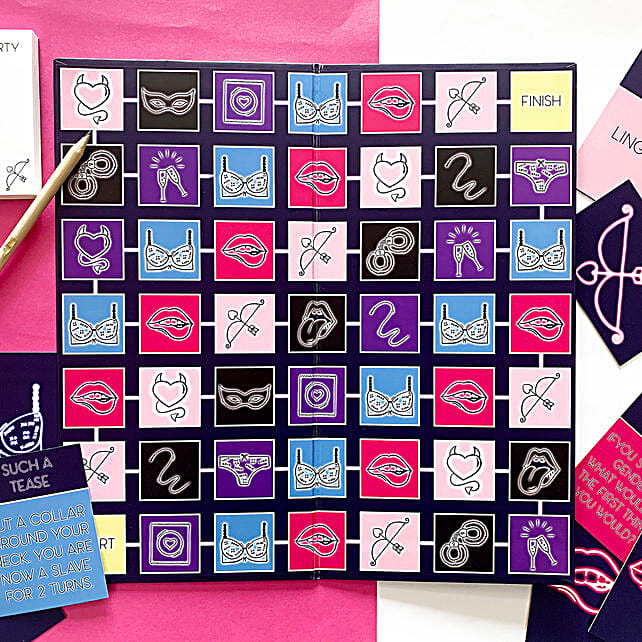 Buy/Send Kiss and Tell Couples Board Game Online- FNP