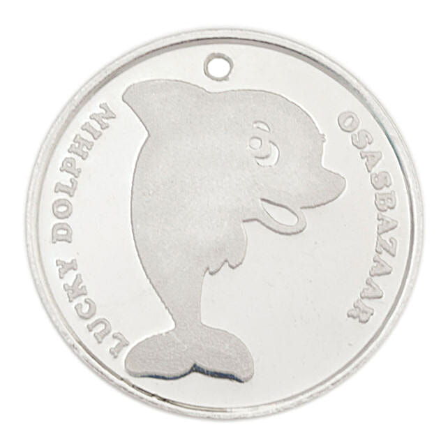 Buy/Send Silver Lucky Dolphin Coin Online- FNP