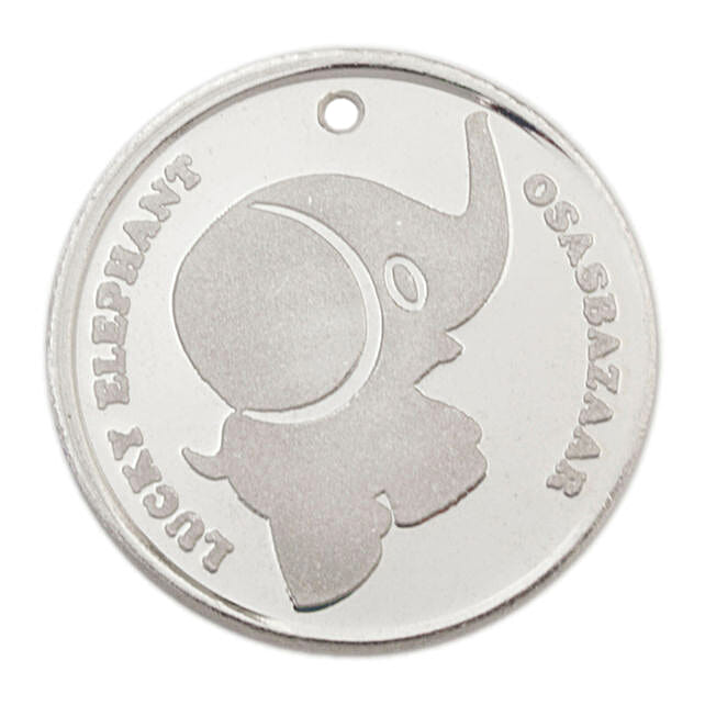 Buy/Send Silver Lucky Elephant Coin Online- FNP