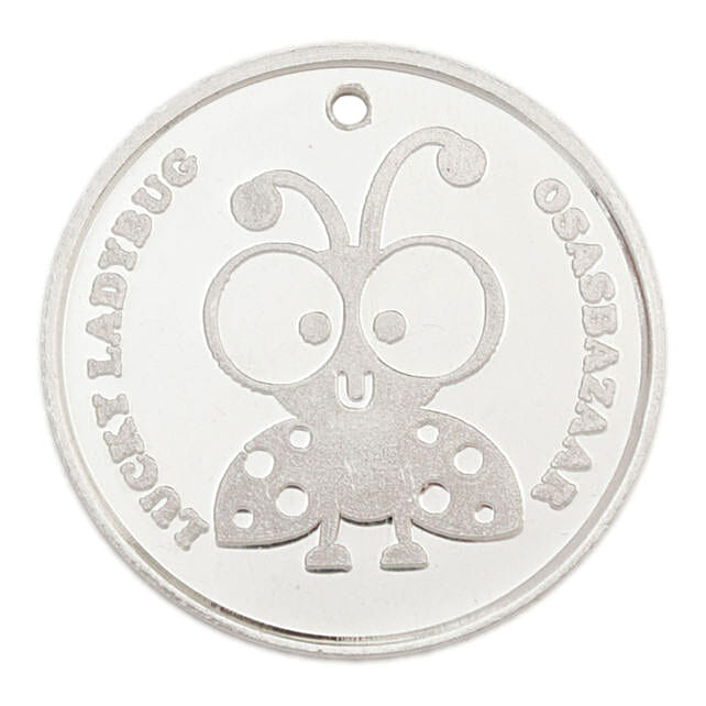 Buy/Send Silver Lucky Ladybug Coin Online- FNP