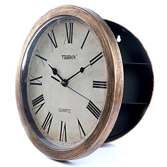 Buy/Send Clock Money Box Golden Online- FNP