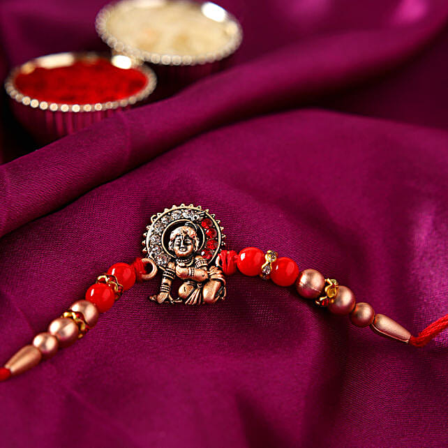 Buy/Send Laddu Gopal Designer Rakhi Online- FNP