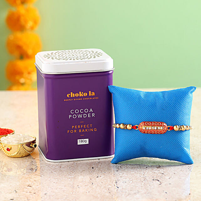Buy/Send Choko La Cocoa Powder & Capsule Rakhi Online- FNP