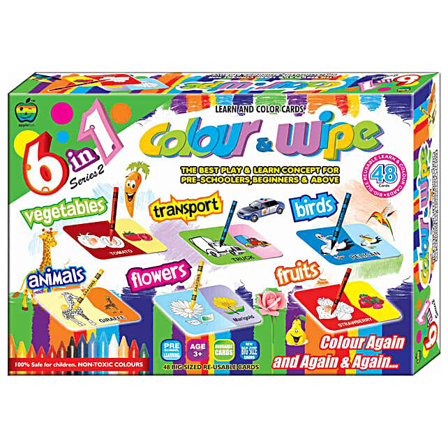 Buy/Send Colour & Wipe 6x1 S2 Online- FNP