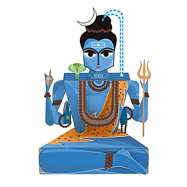 Buy/Send Toiing Craftoi Shiva 3D DIY Paper Craft Kit Online- FNP