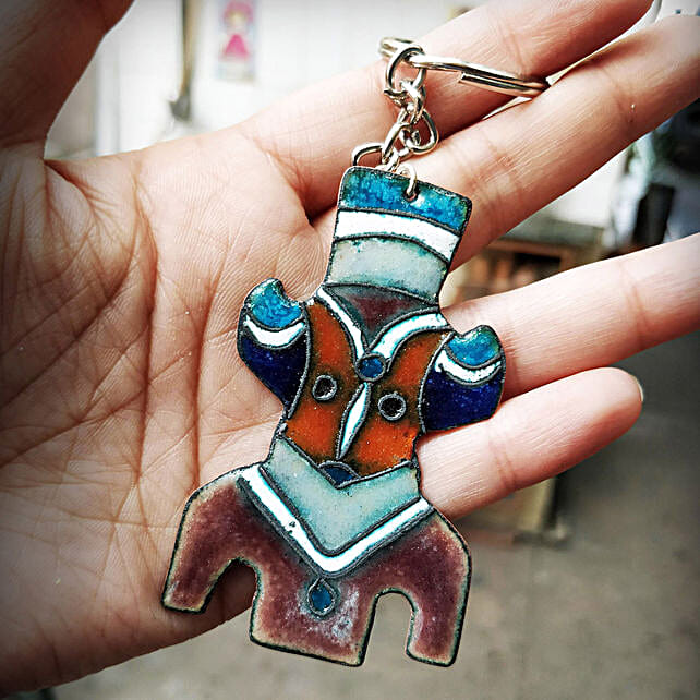 Buy/Send Naomi Mask Enamel Keychain Online- FNP