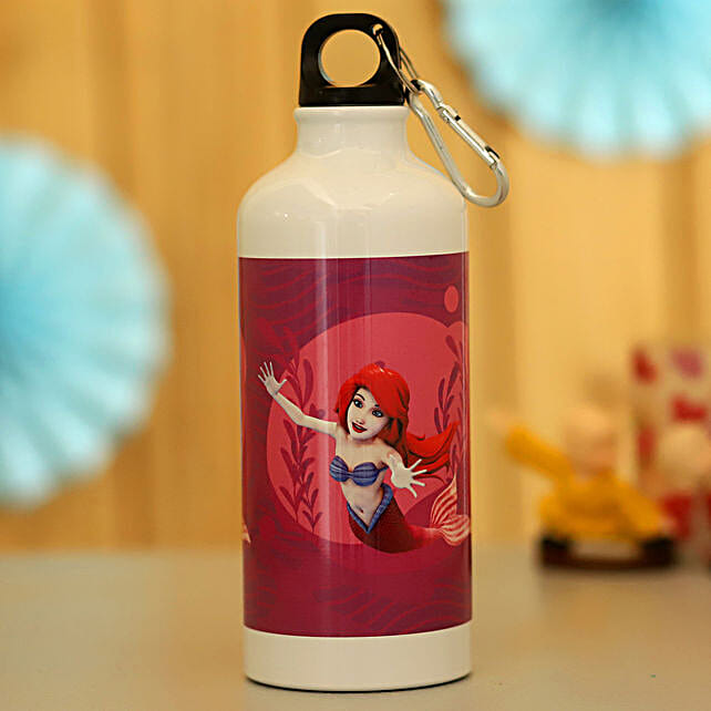 Buy/Send Little Mermaid Printed Water Bottle Online- FNP