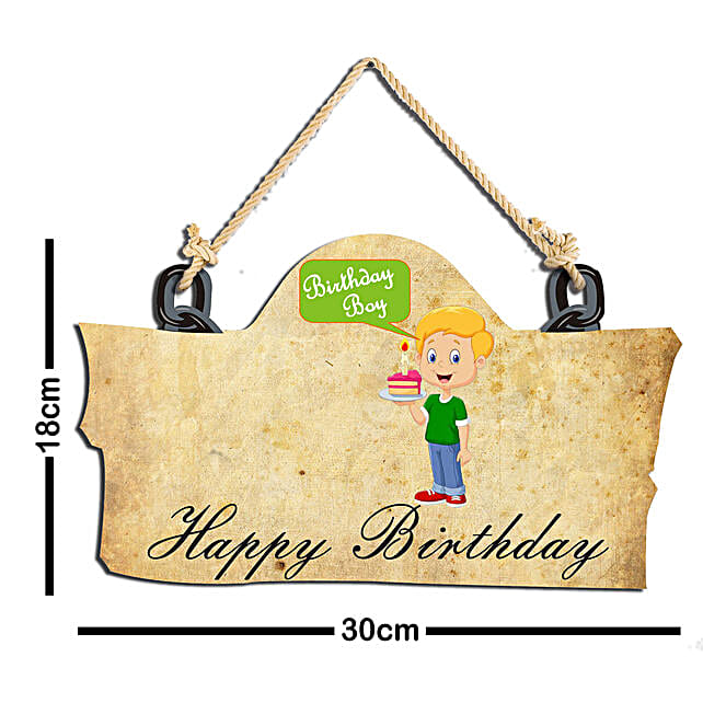 Buy/Send Happy Birthday Wall Hanging Online- Ferns N Petals