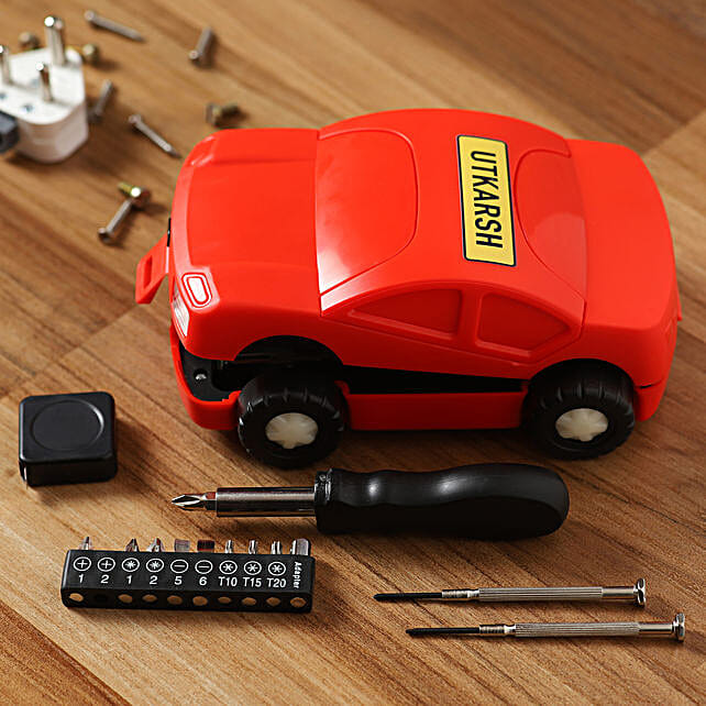 Buy/Send Personalised Car Shaped Tool Kit Online- FNP
