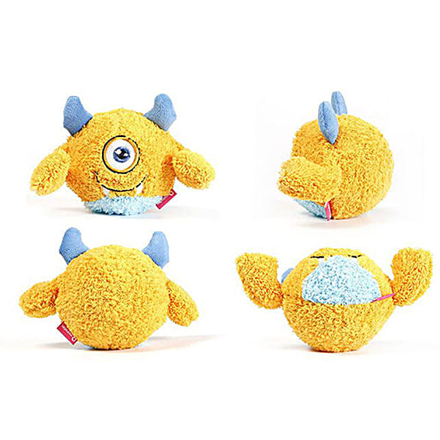 Buy/Send Monster Bouncer Dog Toy Orange Online- FNP