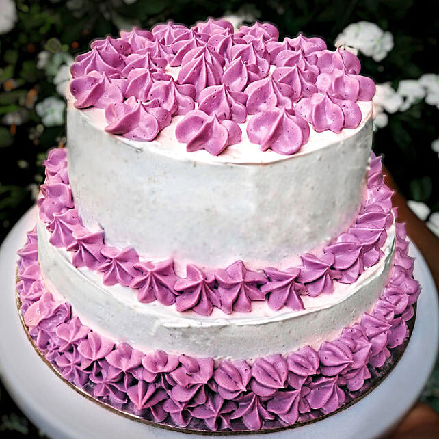 Buy/Send Chocolaty 2 Tier Purple Cake Online- FNP