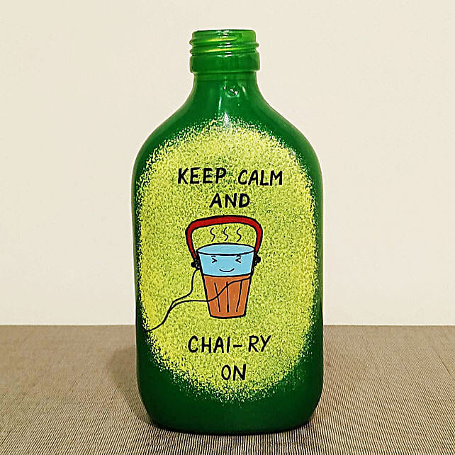 Buy/Send Chai Doodle Glass Bottle Online- FNP